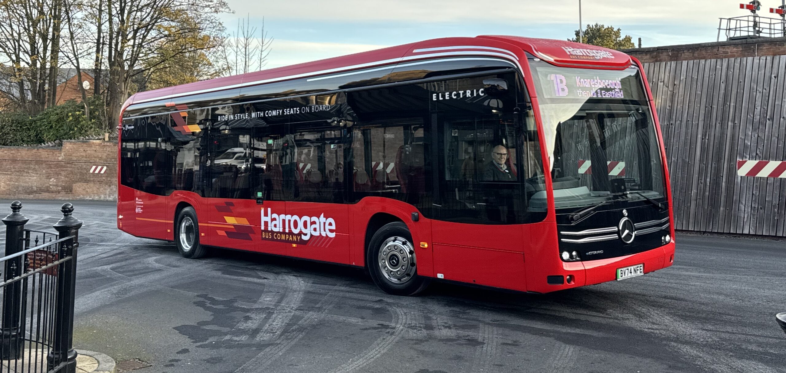 Transdev United Kingdom's new eCitaro buses seen on CBW